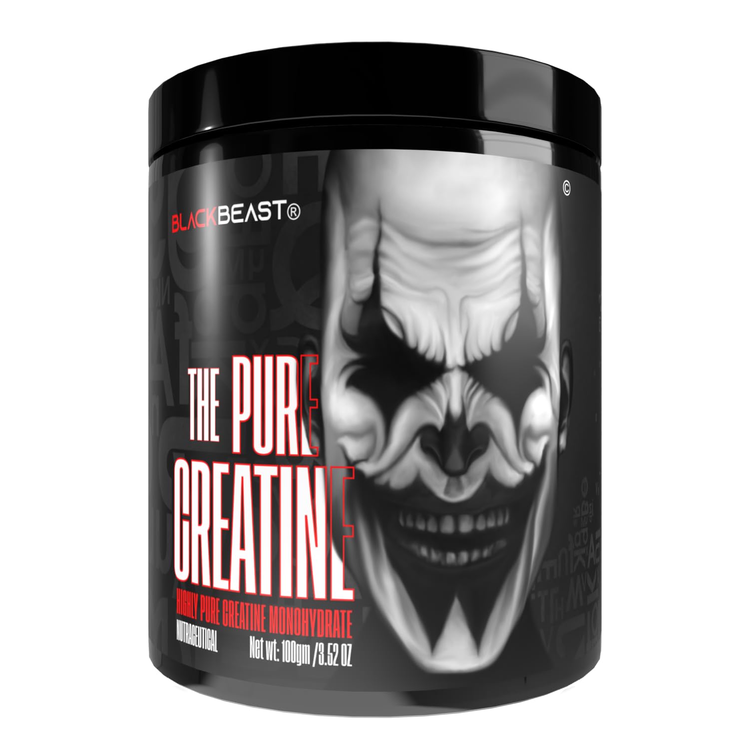 BLACK BEAST The Pure Creatine Mohohydrate | Lab Tested for Accuracy ...