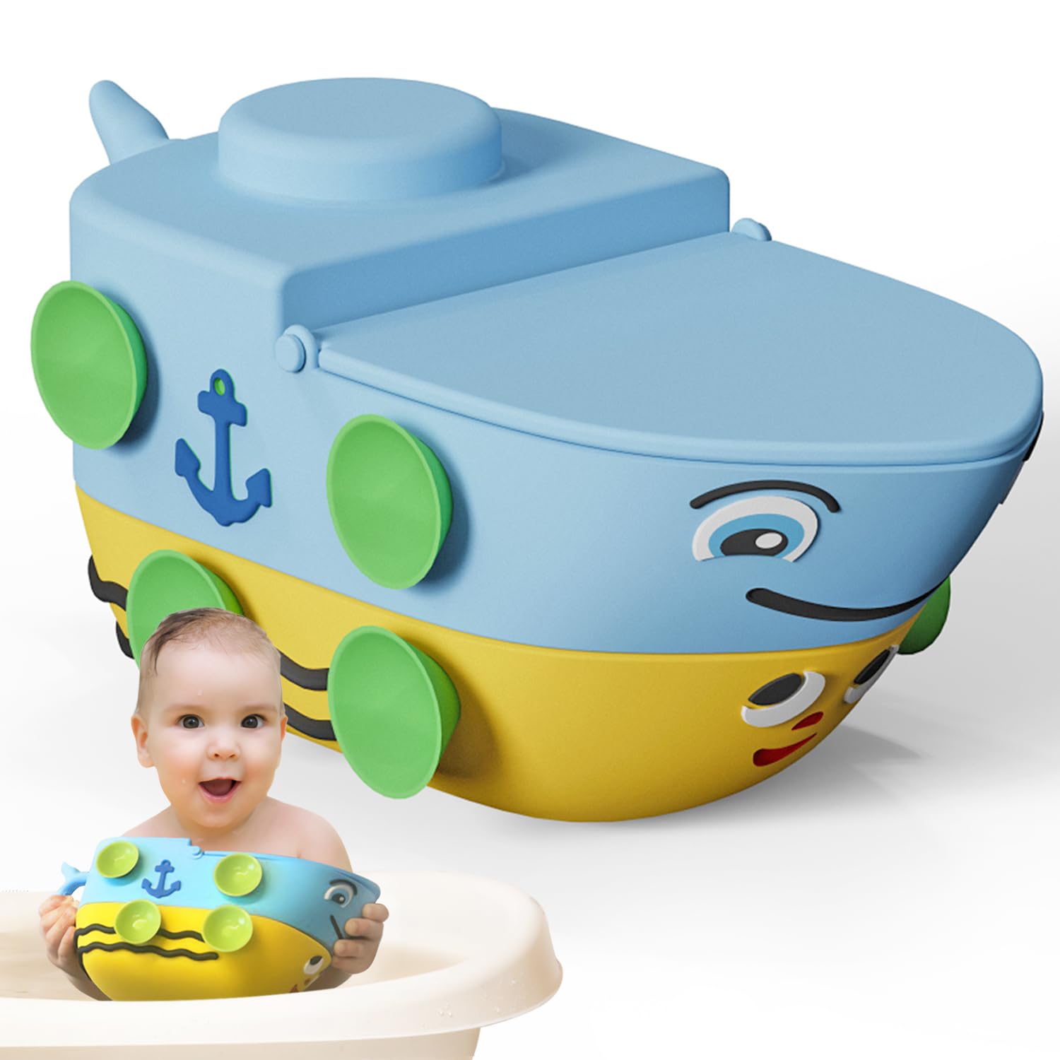 Amazon.com: Griddly Kids Baby Bath Toys - Bobbee: The Ultimate Water ...