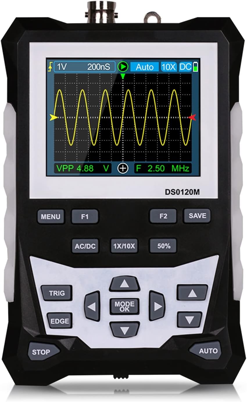 Working Tools DS0120M / kkm828 Digital Oscilloscope Multimeter 2.4inch ...