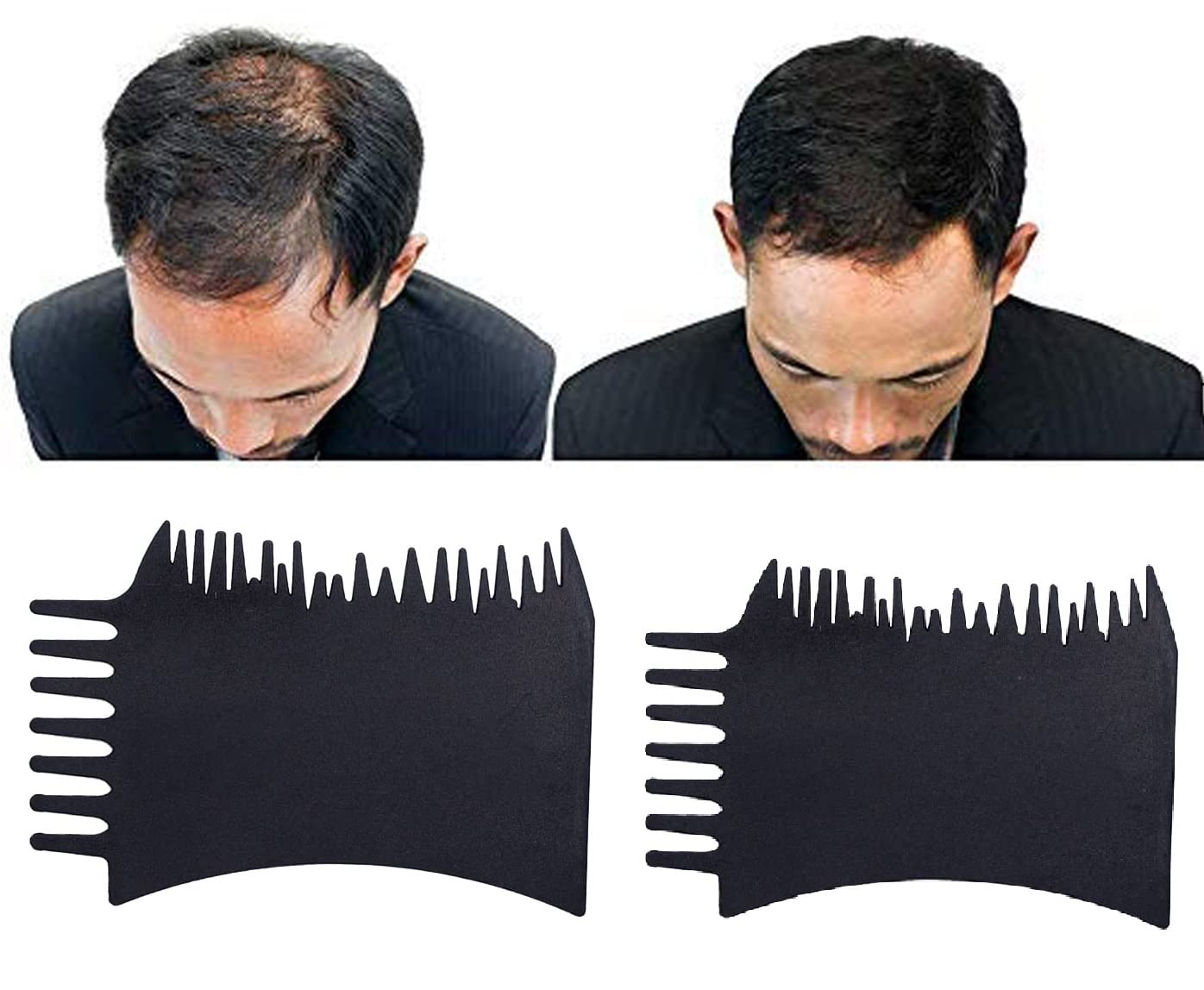 Buy Prime Hair Fibers Comb Hairline Optimizer Comb For Men And Women 2 ...