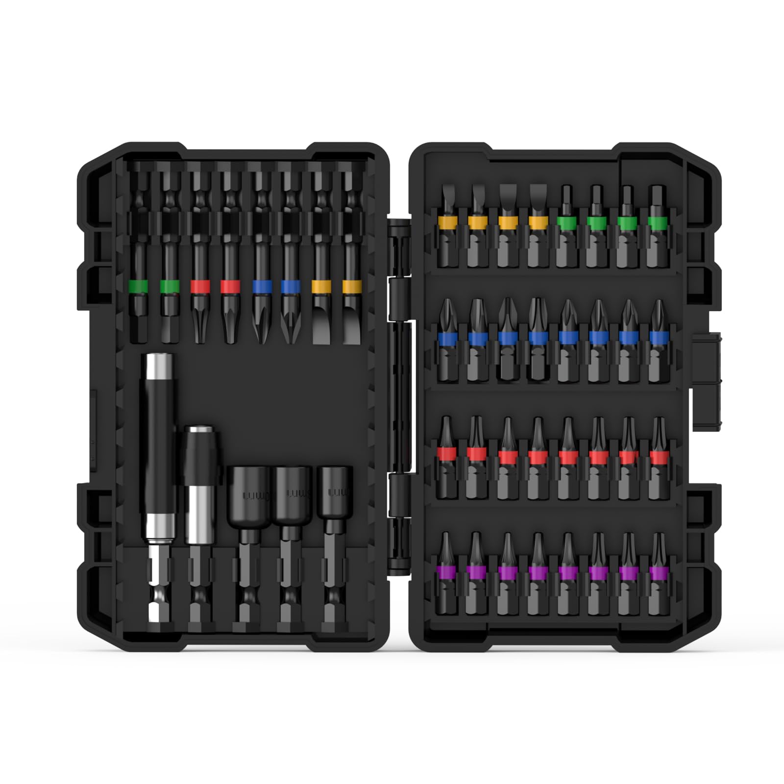 Amazon.com: NAWIN Impact Driver Bit Set,45 Piece Screwdriver Bit Set ...