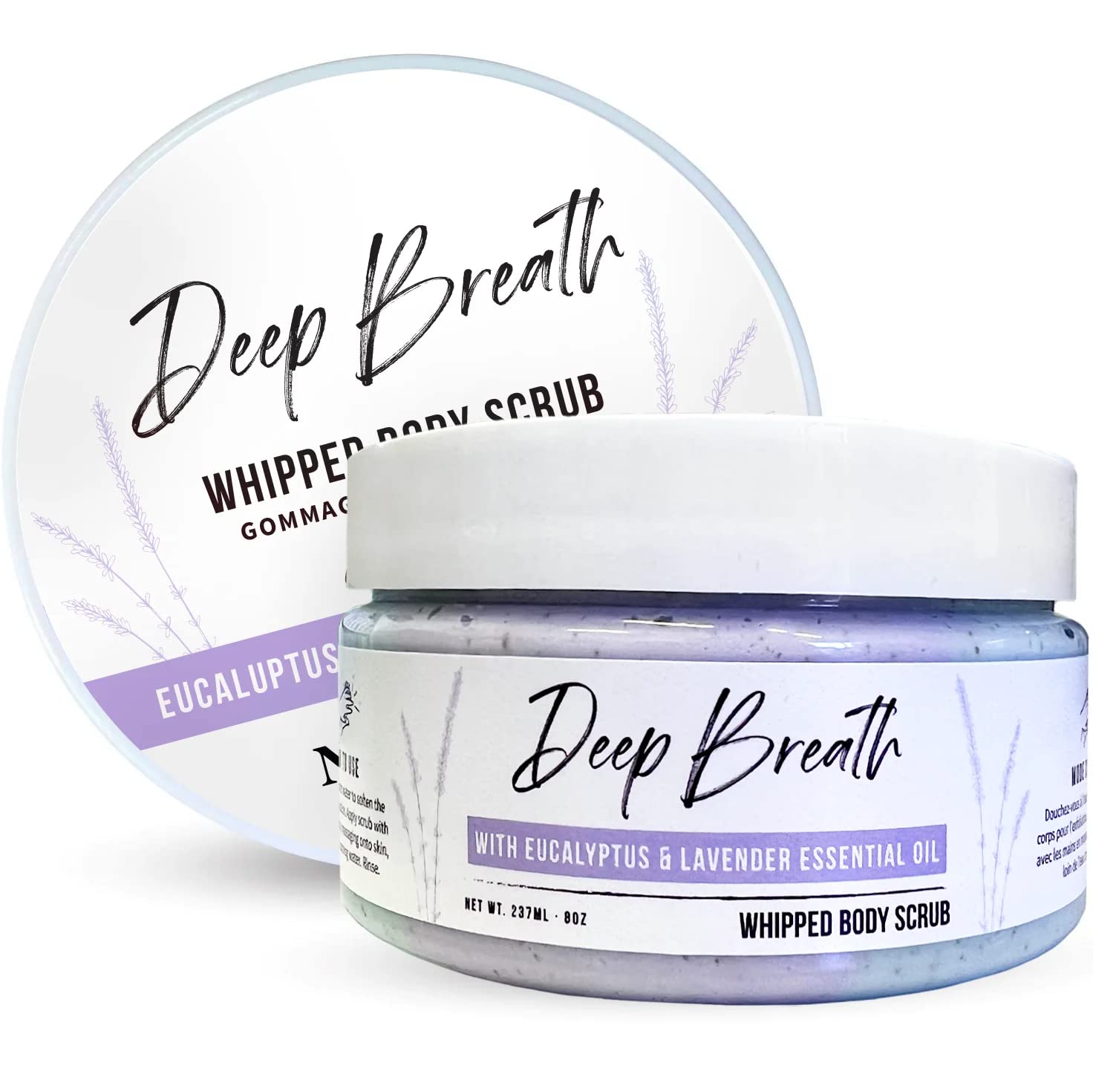 Amazon.com : Naturally Vain Deep Breath Whipped Body Scrub, Body Wash ...