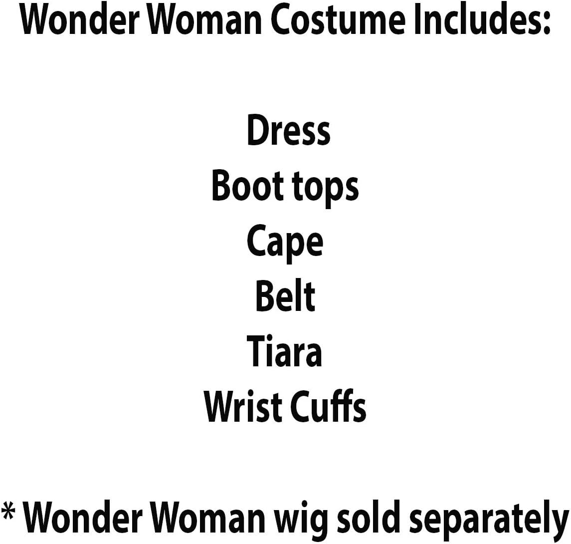 Rubie’s Official Wonder Woman Costume, Medium (6 -10) – TopToy