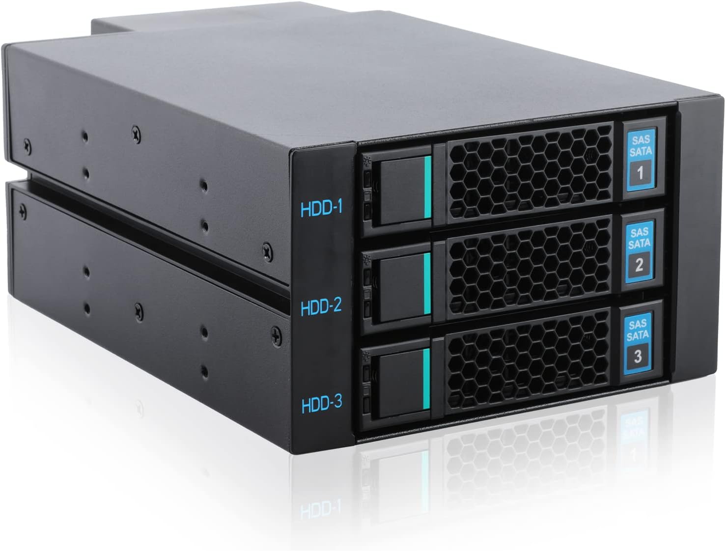 Amazon.com: RackChoice Hard Drive Enclosure Internal, 2 X 5.25 Inch to ...