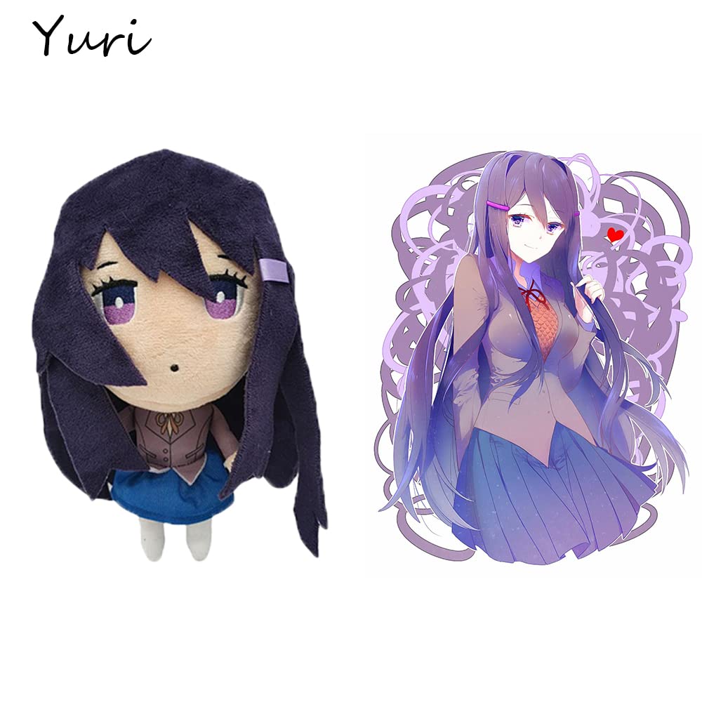 Doki Doki Literature Club Plush,7.8in Cute Cartoon Character Monika ...