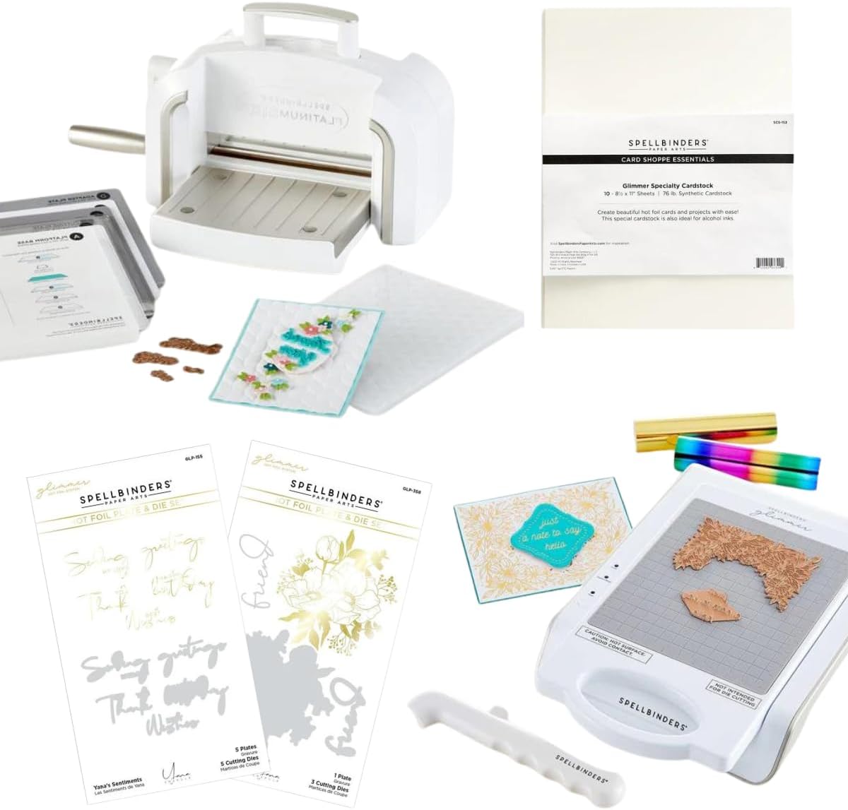 Amazon.com: Spellbinders Cut and Foil Starter Paper Crafting Machine ...