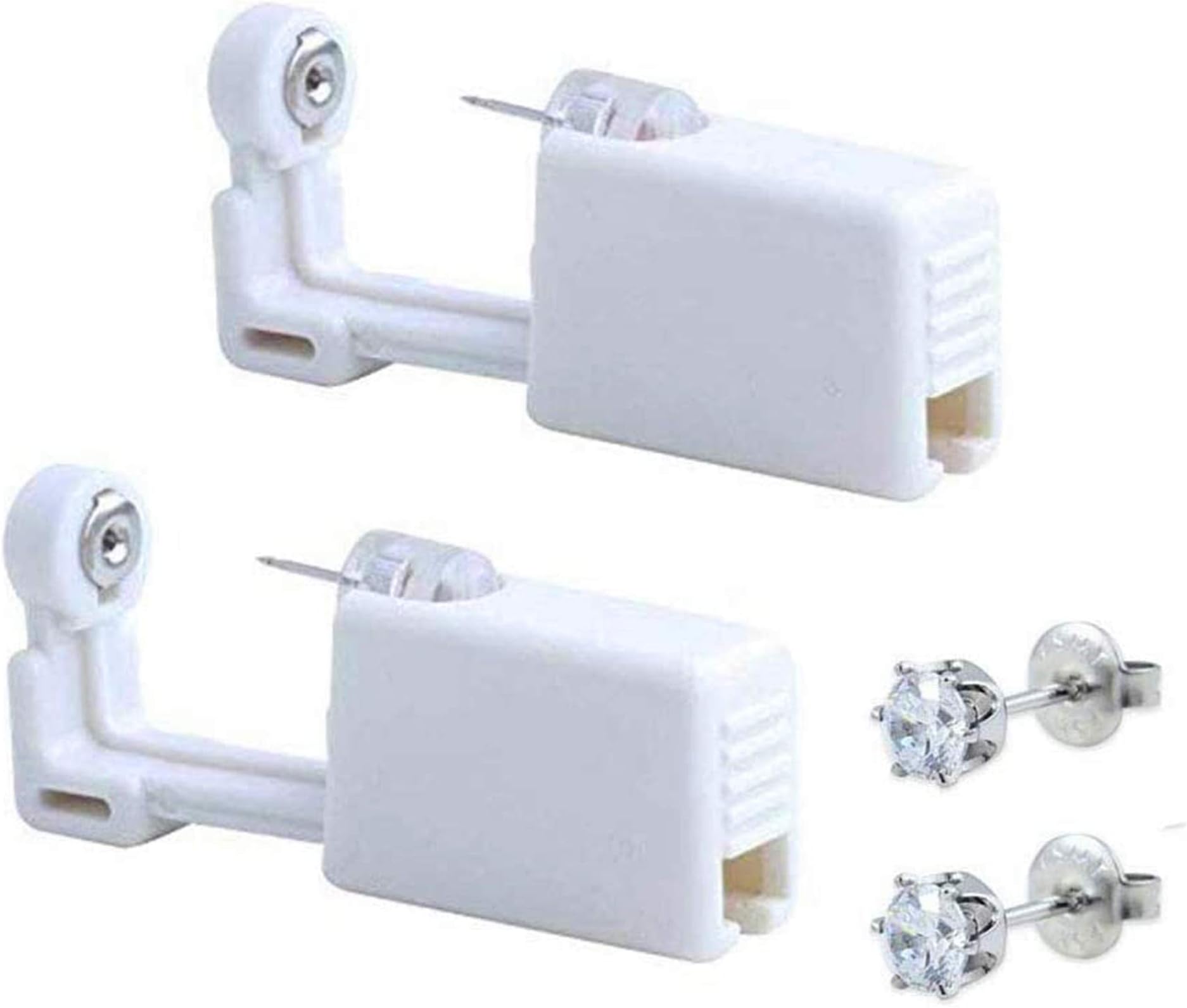 Amazon.com: 2 Pack Self Ear Piercing Gun Earring Disposable Piercing ...