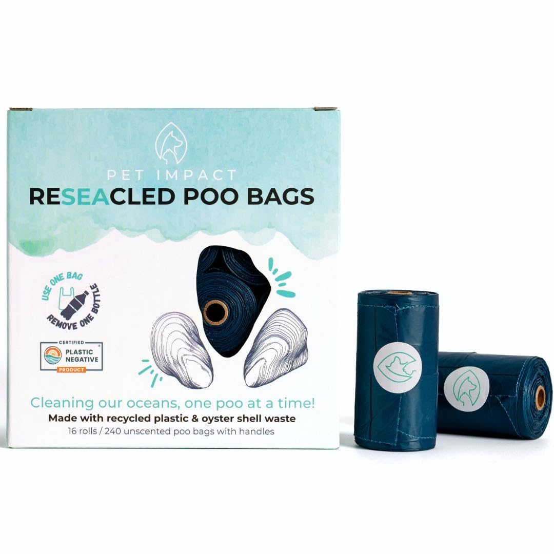 ReSEAcled Dog Poo Bags, Truly Eco Friendly Sustainable Dog Poop Waste ...