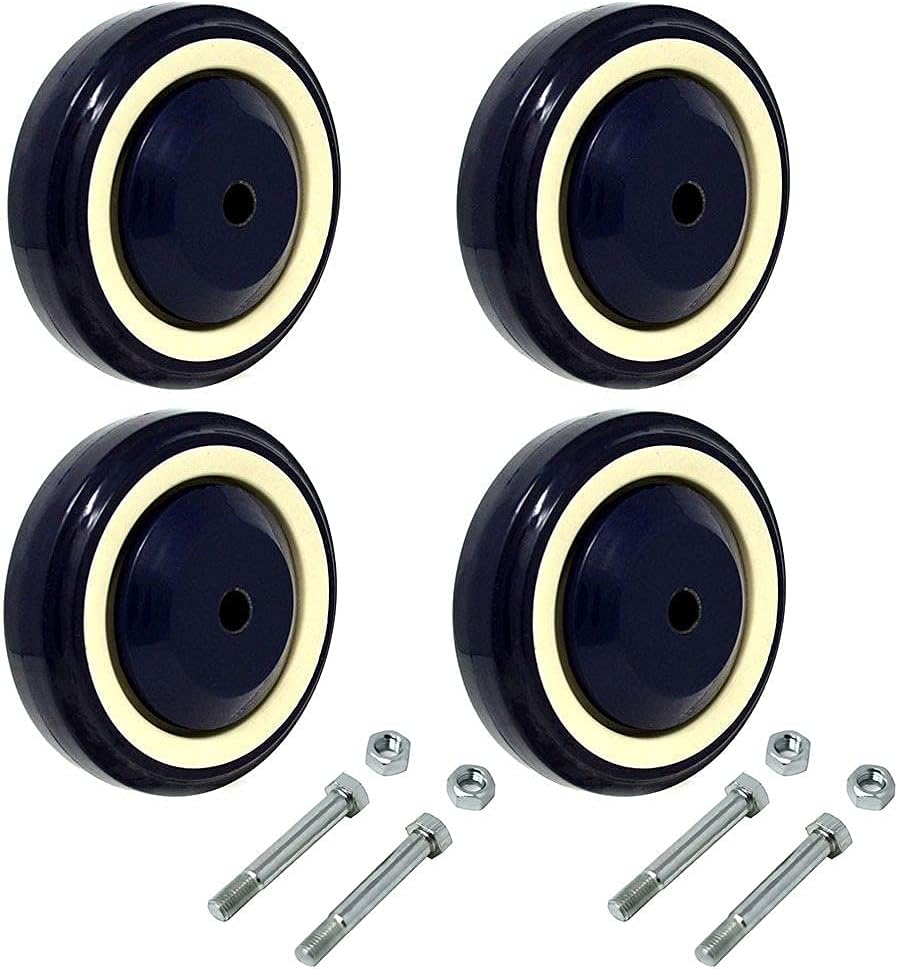 Amazon.com: Steelex D2652 Polyurethane Wheel, Red, 4-Inch : Industrial ...