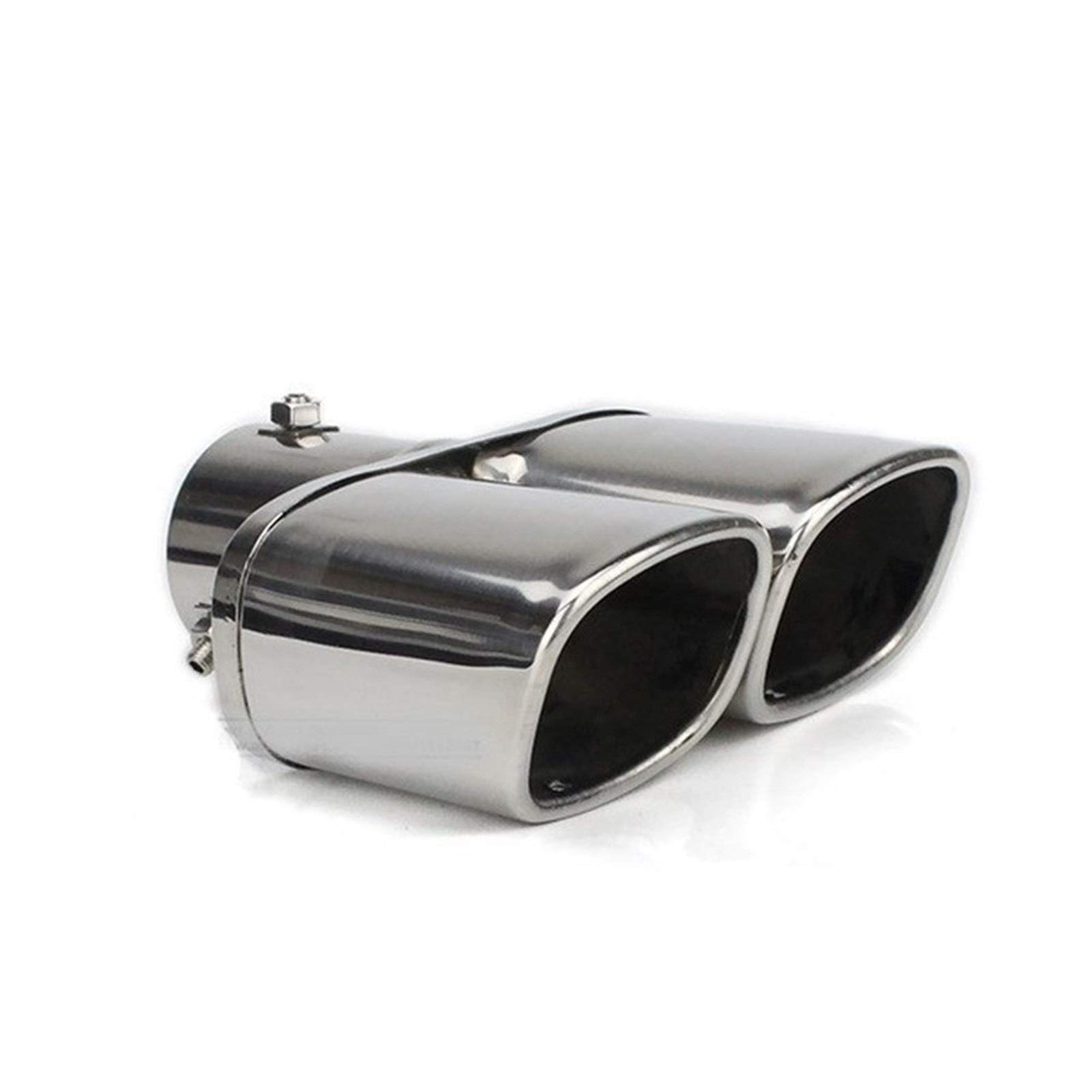 送料無料 lecimo Round Tip Car Exhaust Muffler， 4.0 inch Universal ...