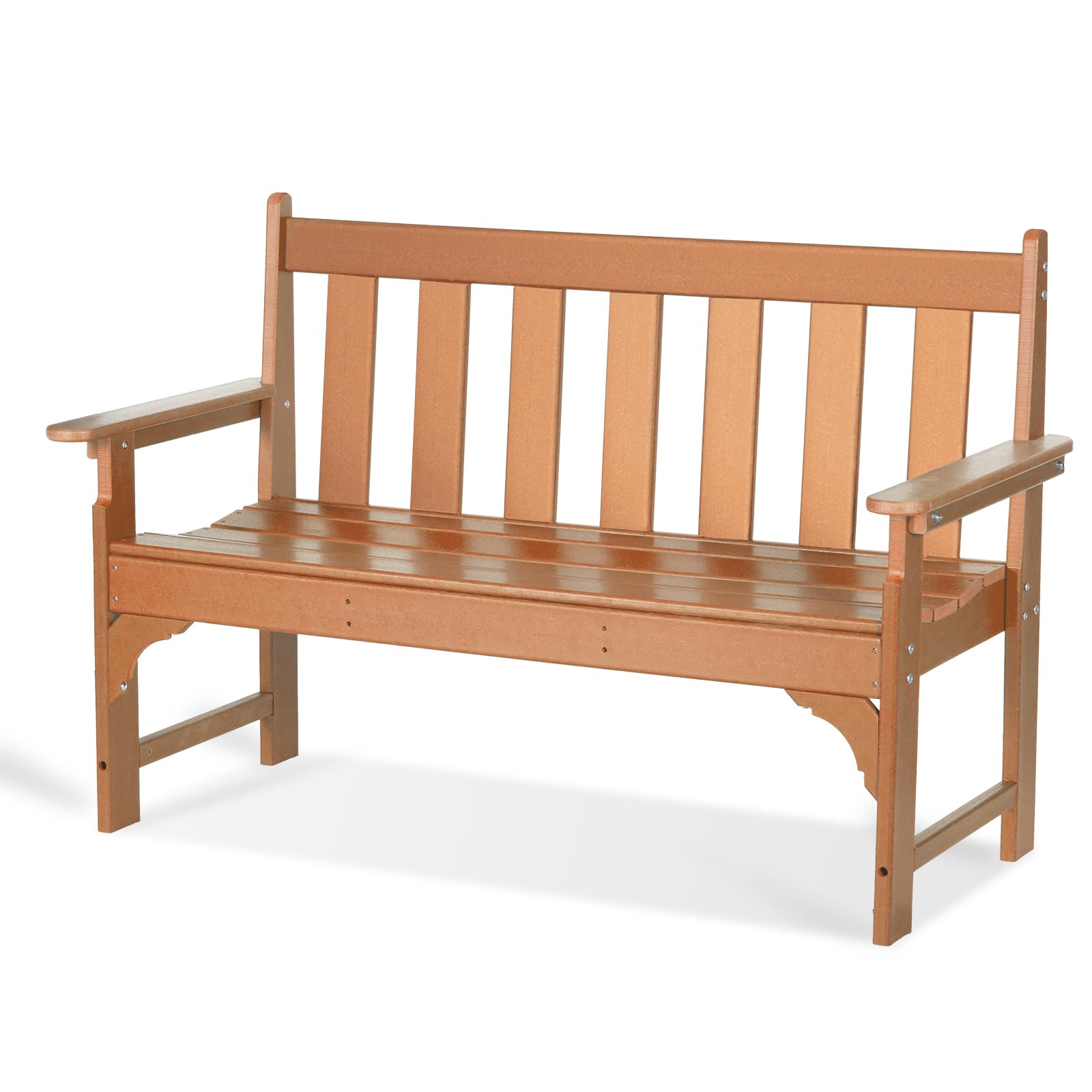 Amazon.com: nalone Outdoor Bench, HDPE All Weather Patio Bench Load up ...