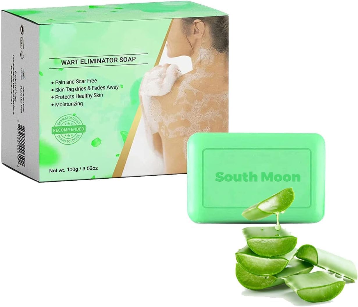 KYOSK SmoothSkin 𝙒𝙖𝙧𝙩 𝙀𝙡𝙞𝙢𝙞𝙣𝙖𝙩𝙤𝙧 Soap, Natural Aloe Vera Soap, Natural ...