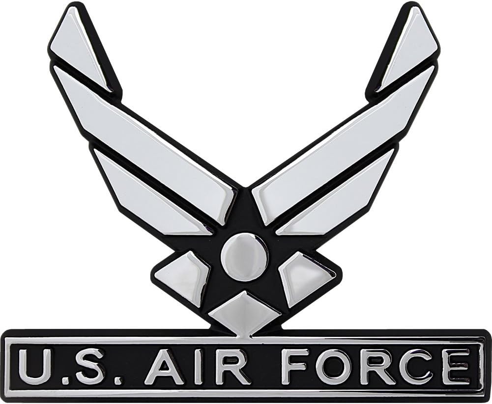 Amazon.com: US Air Force USAF 3D Metal Badge Car Emblem Wings Car ...