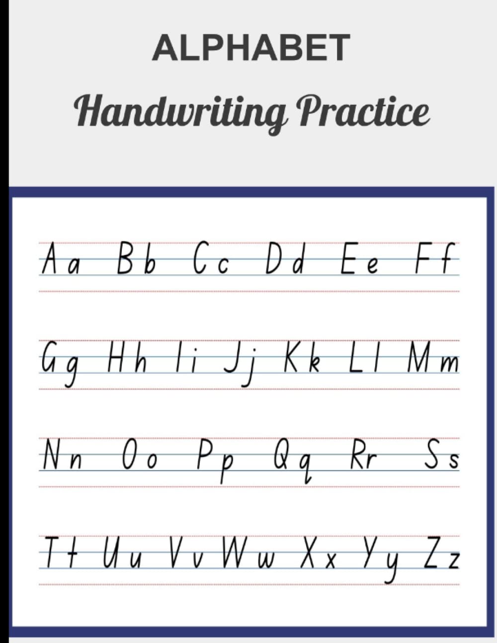 Handwriting Practice Letters D'Nealian Style Writing Worksheets