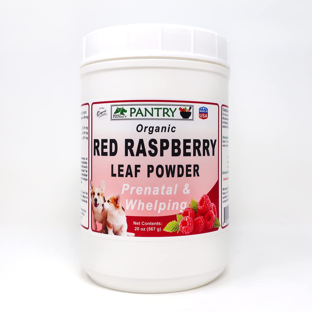 Amazon.com: Dogzymes Organic Red Raspberry Leaf Powder a Traditional ...