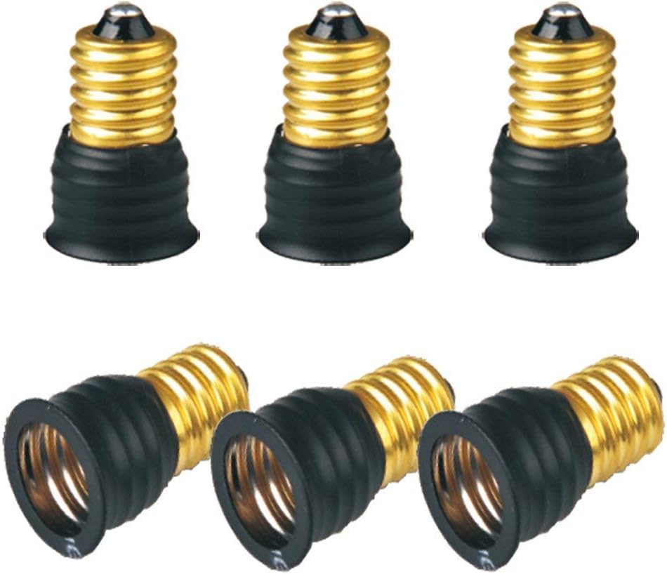 Amazon.com: E-Simpo® 10pcs E14 to E17 Adapter EU Standard Candelabra ...