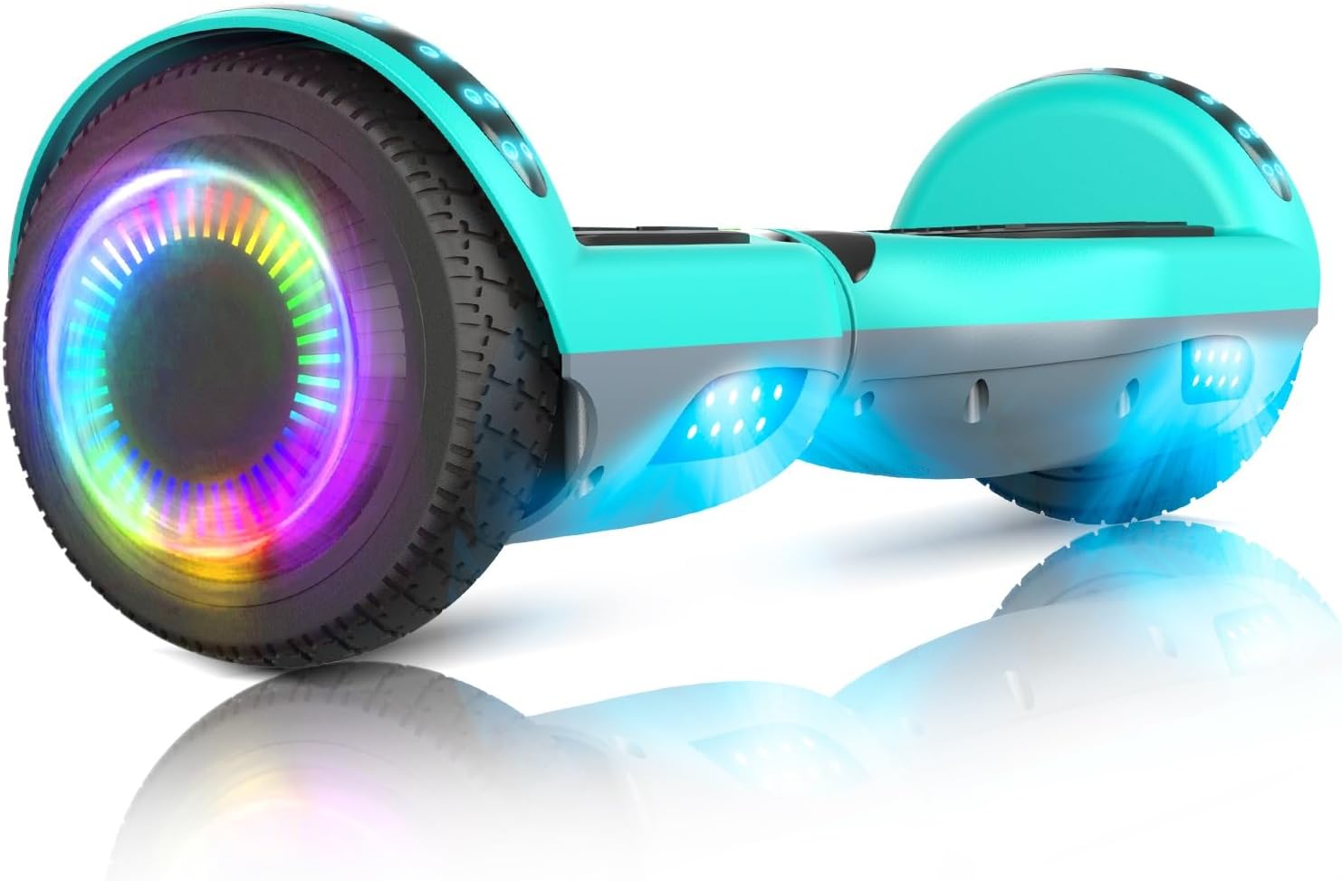 YOOPI WHEELS Hoverboard PATINETA ELECTRICA 18V 2.5AH Luz Led Gris ...