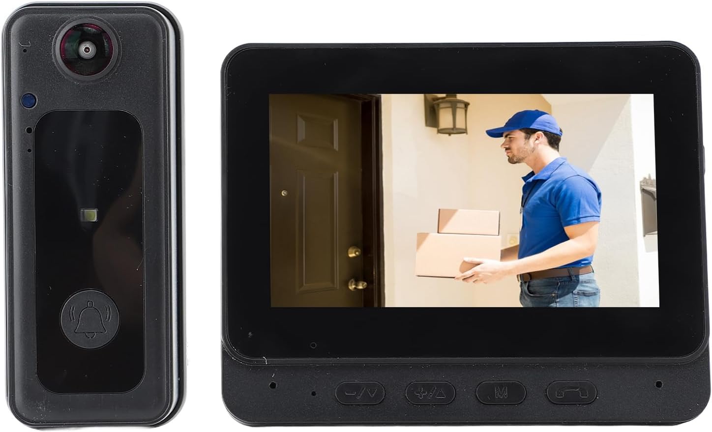 Asixxsix Doorbell Camera Wireless, 8MP Smart WiFi Video Doorbell with ...