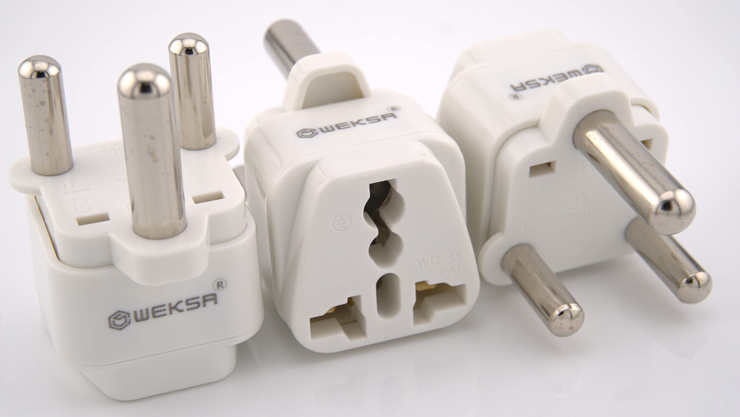 WEKSA S. Africa Travel Adapter with Universal Input Australia, US, UK ...