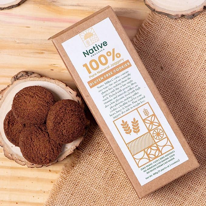 Native Organica "Deliciously Nutritious Millet Cookies, Wholesome ...
