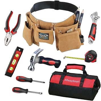 Buy Kids Real Tool Set for Childrens Real Tool Set Red Kids Tool Bag ...