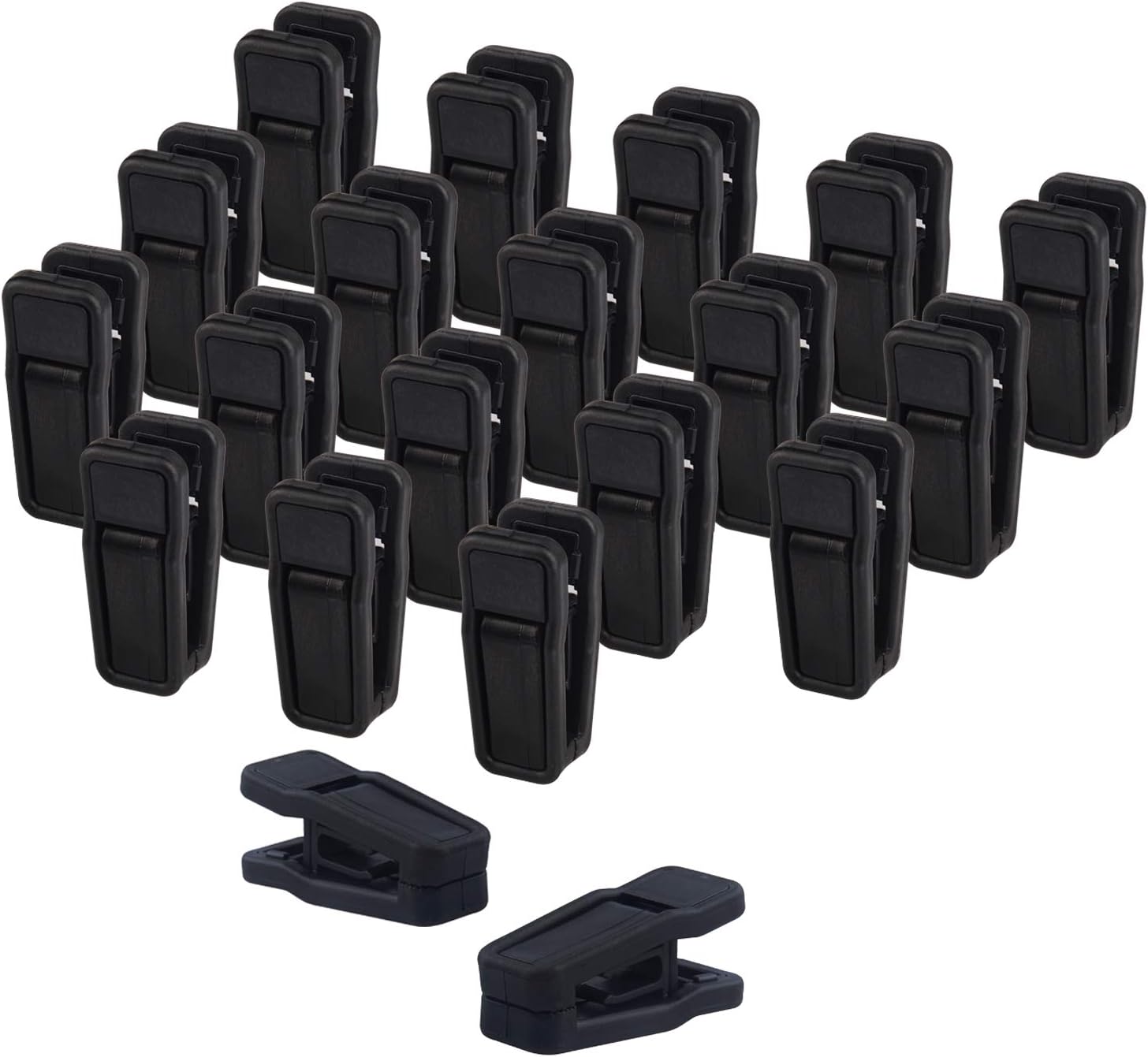 Amazon.com: Premium Heavy Duty ABS Plastic Slim-line Hanger Set of ...