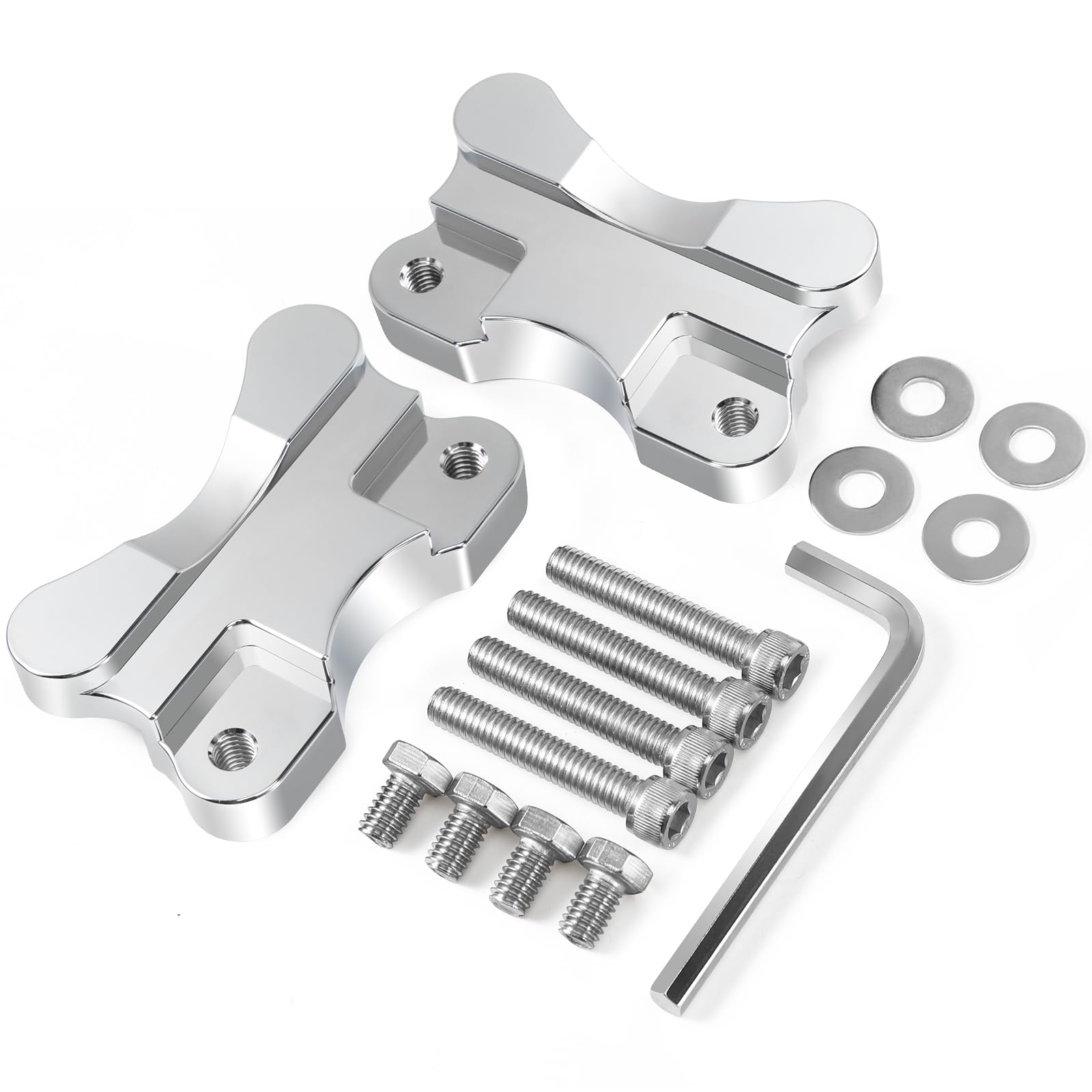 Snapklik.com : Front Fender Risers 33mm Adapter Relocator Spacer Kit ...