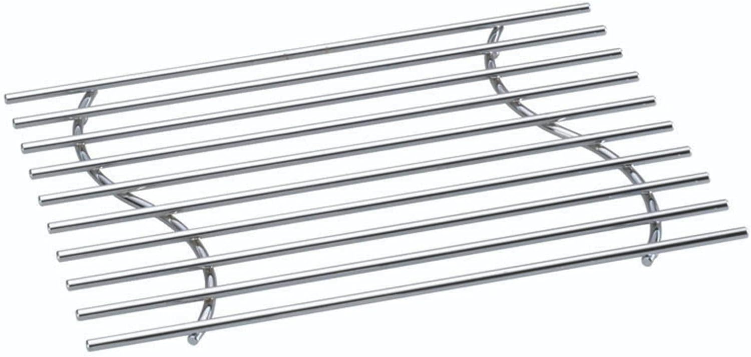 KitchenCraft Heavy-Duty Chrome-Plated Large Metal Trivet, 45 x 3 cm (17 ...