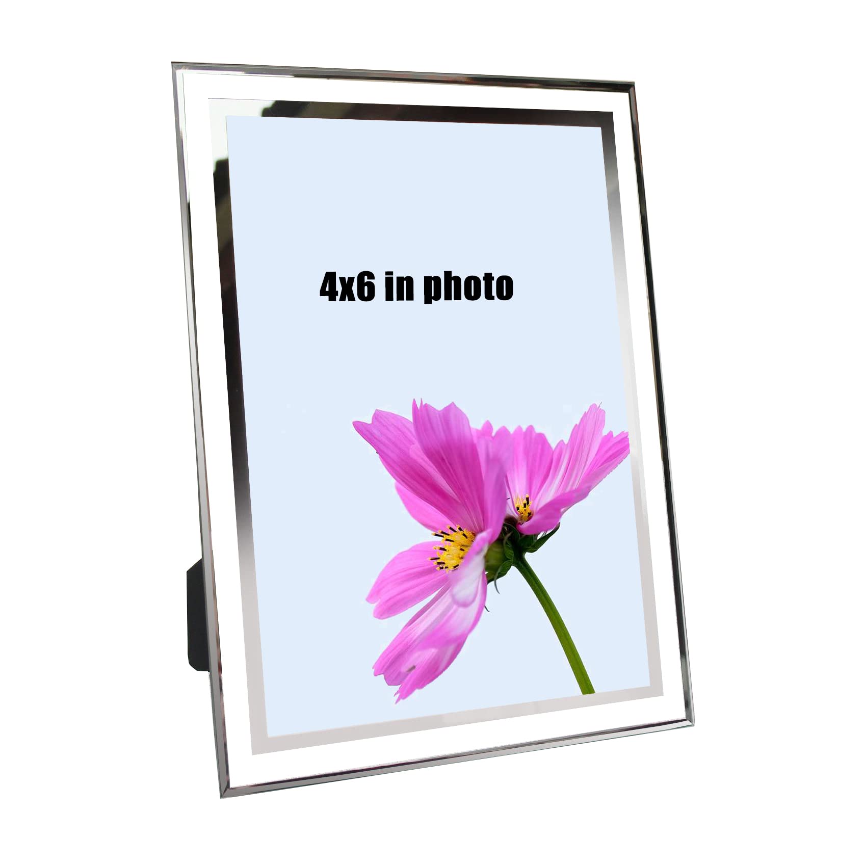 Amazon.com: ABAJI 4x6 Glass Frame Small Photo High Transparency ...