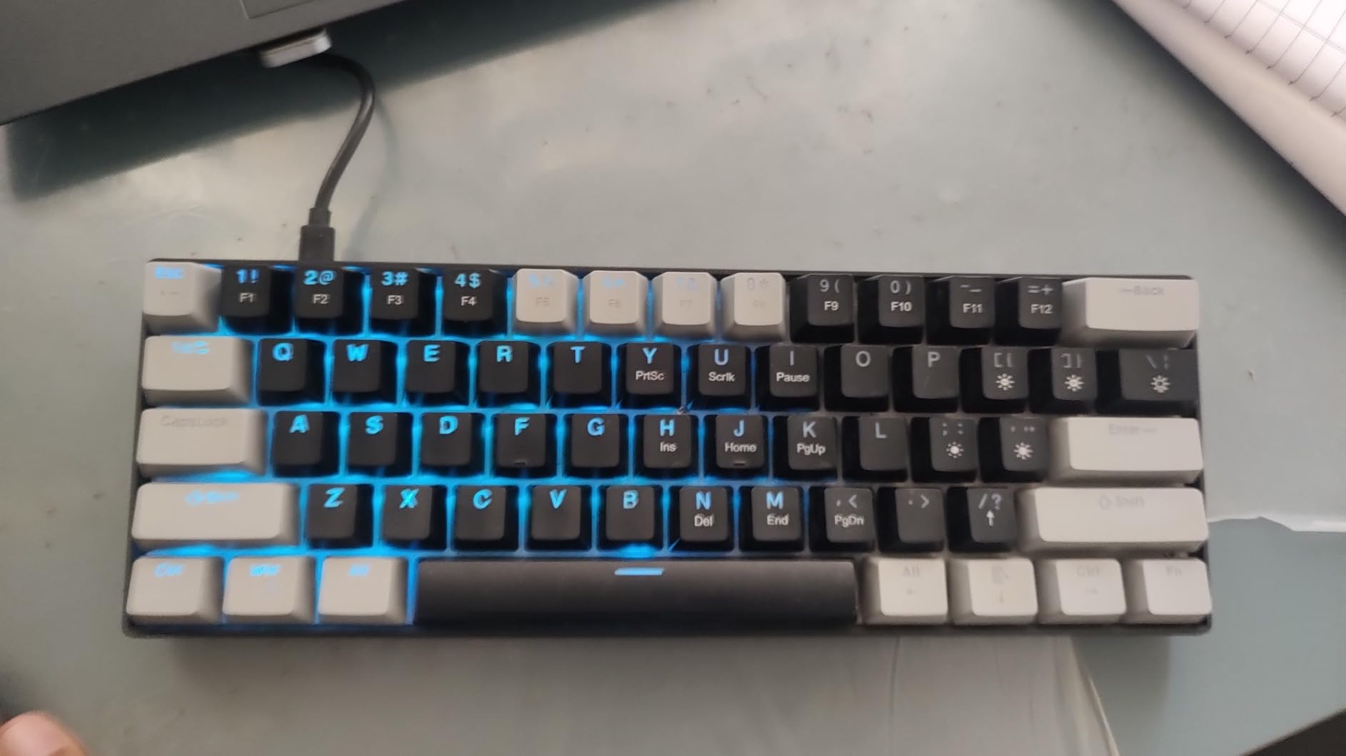 Amazon.in: Buy MageGee 60 Percent Mechanical Gaming Keyboard,Mixed ...