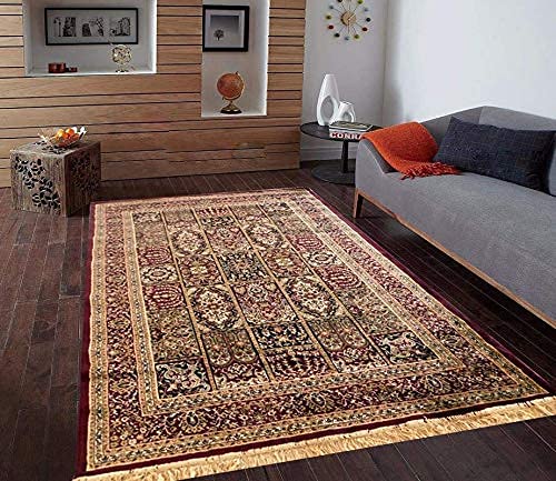 Buy DORNIER RUGS Turkey Super Soft Fine Traditional Kashmiri Design ...