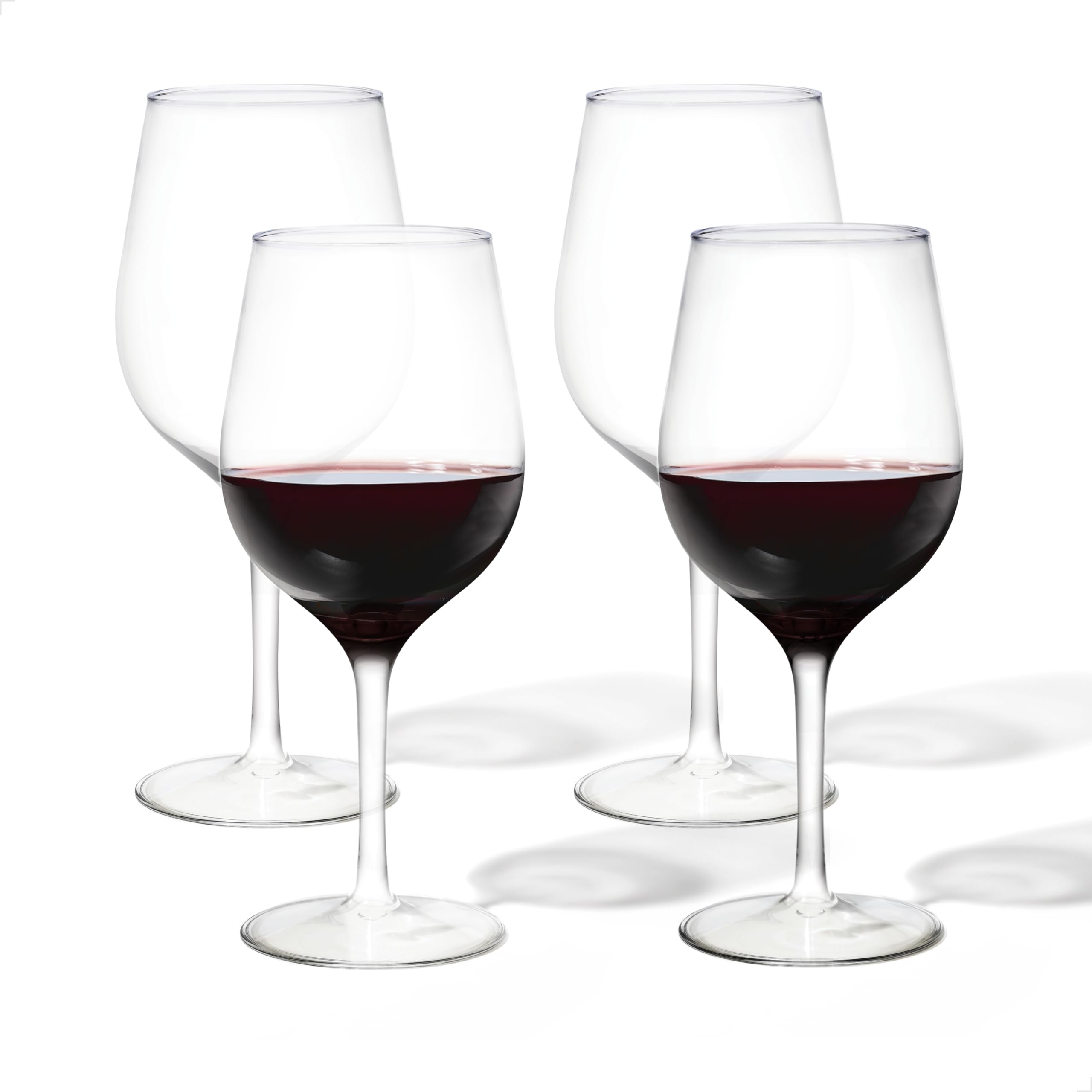 Amazon.com | TOSSWARE Reserve 16oz Wine Set of 4, Premium Quality ...