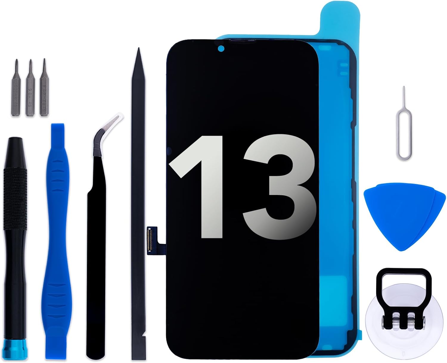 Amazon.com: for iPhone 13 Screen Replacement kit, 6.1" LCD Display ...