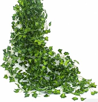 Amazon.com: SHINILY 84Ft 12 Strands Artificial Ivy Fake Vines, Greenery ...