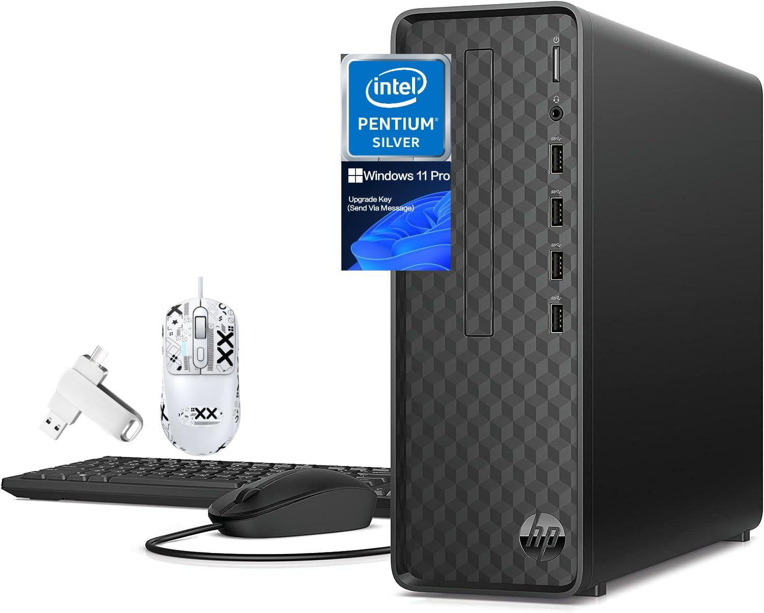 Amazon.com: HP Slim Desktop Home Business Computer, Intel Pentium ...