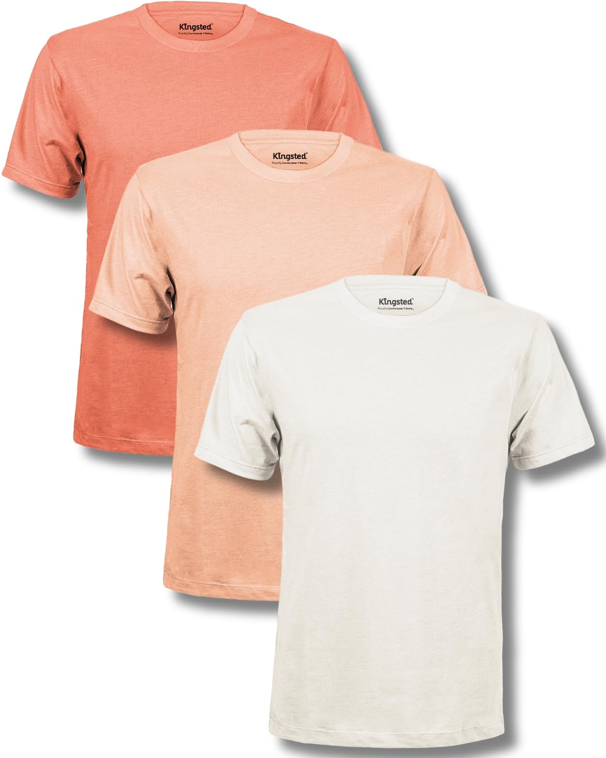 Kingsted T-Shirts for Men Pack - Royally Comfortable - Super Soft ...