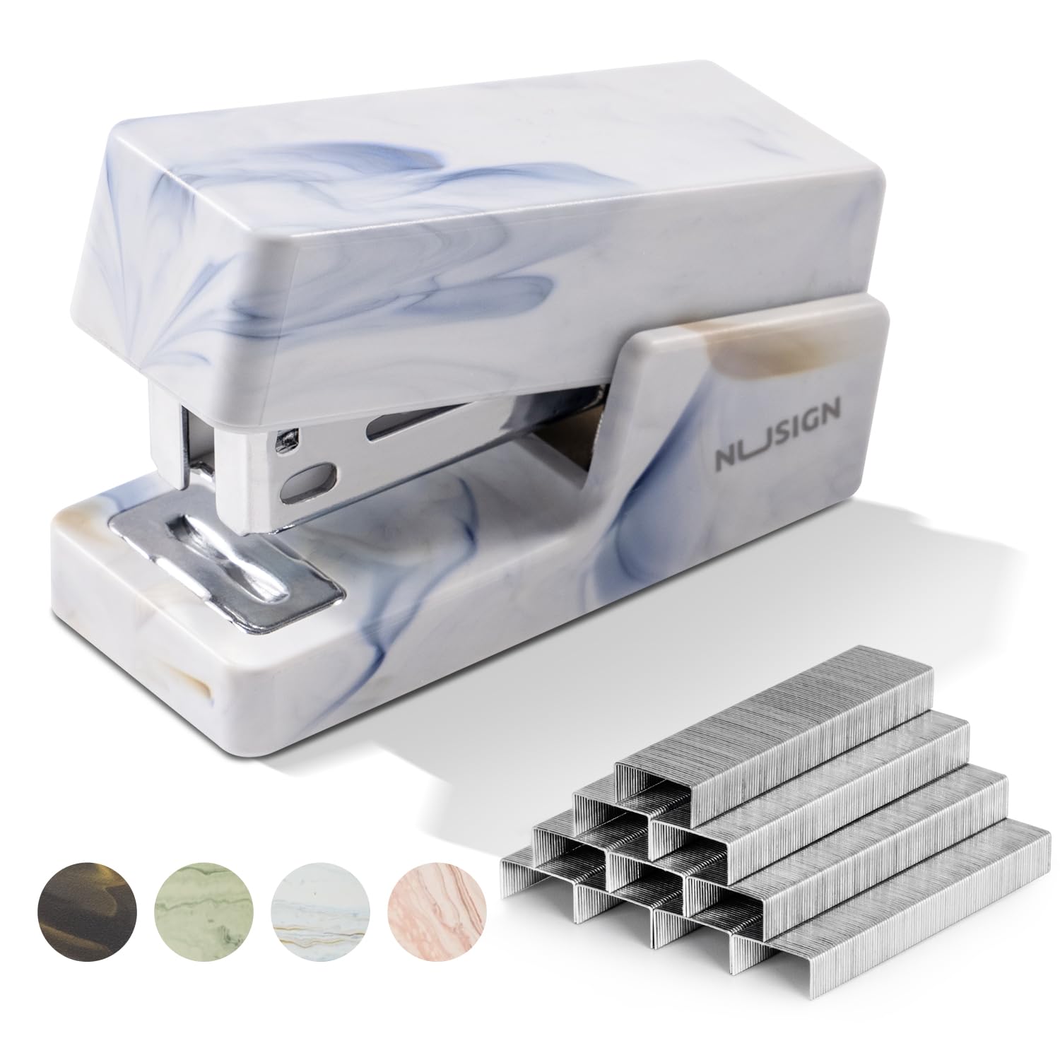 Amazon.com : NUSIGN Mini Stapler with 830 Staples, Small Cute Desk ...