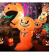 Amazon.com: GOOSH 5 FT Halloween Inflatable Outdoor Dog with a Pumpkin ...