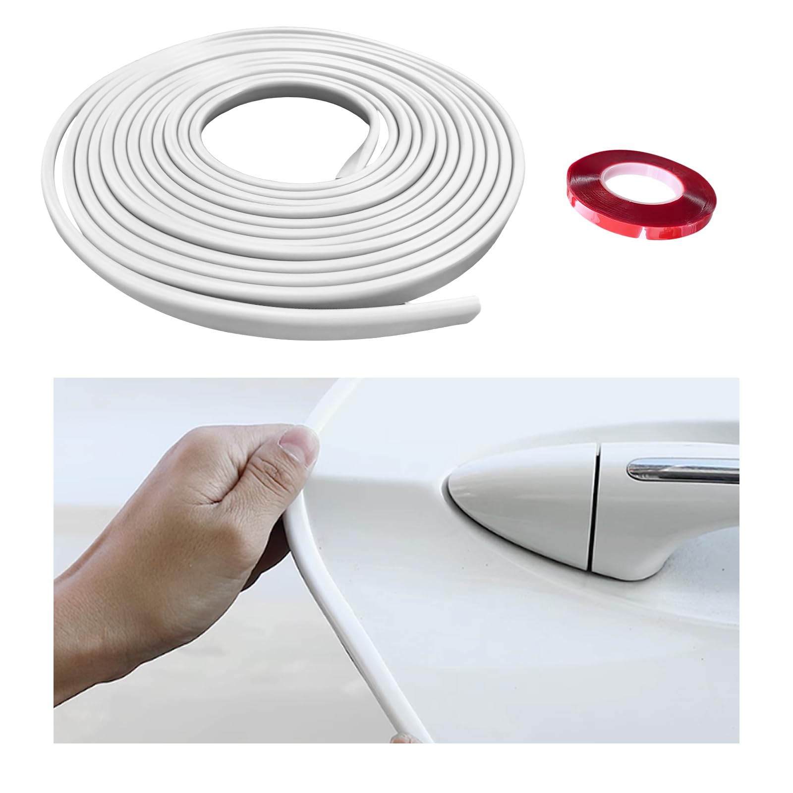 Amazon.com: Dickno Car Door Edge Guard, 16Ft (5M) Anti-Collision Rubber ...