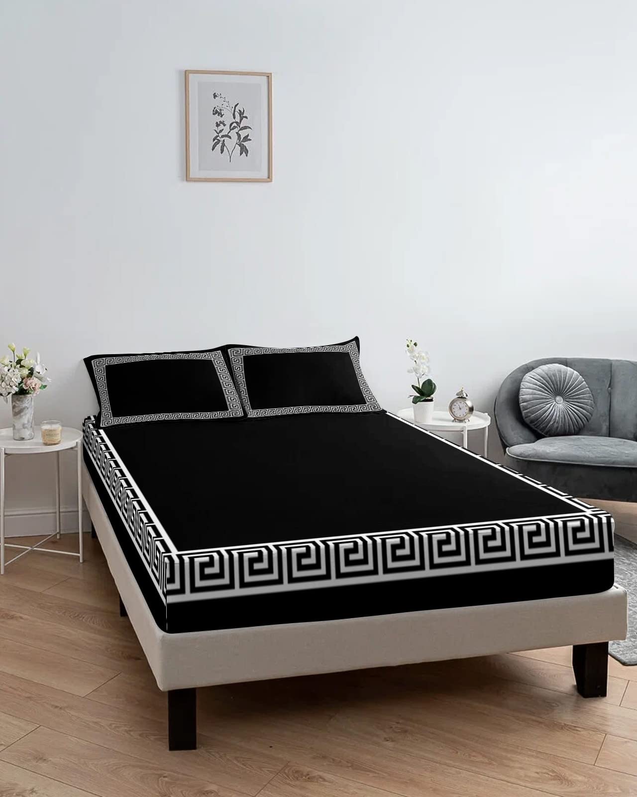 Bed Sheet Patterns White