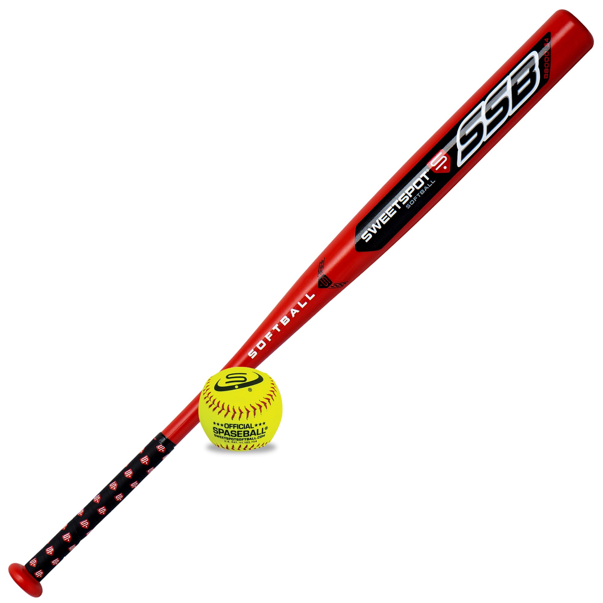 SweetSpot Bate de béisbol y sóftbol Senior 34 pulgadas Spaseball Combo ...