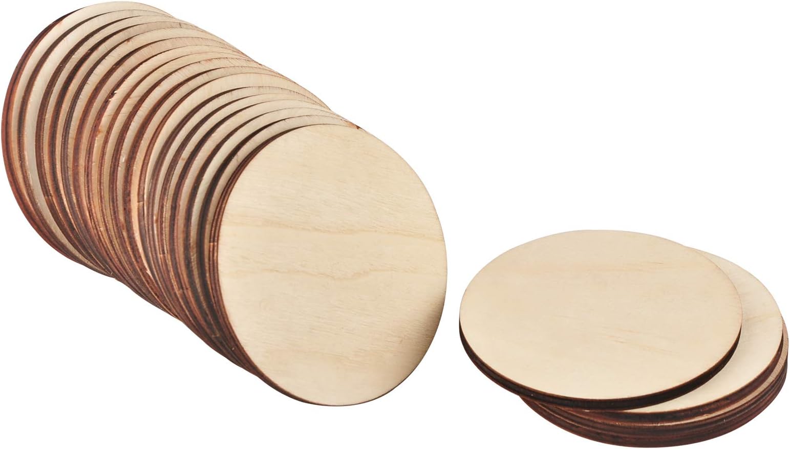 Amazon.com : [Upgraded] Artificer Wood Rounds, 6 Inch 26 Pack 1/4 ...