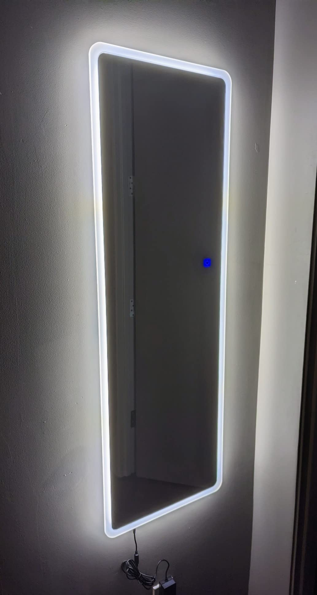 $25/mo - Finance Vlsrka LED Full-Length Mirror, Floor Mirror with ...