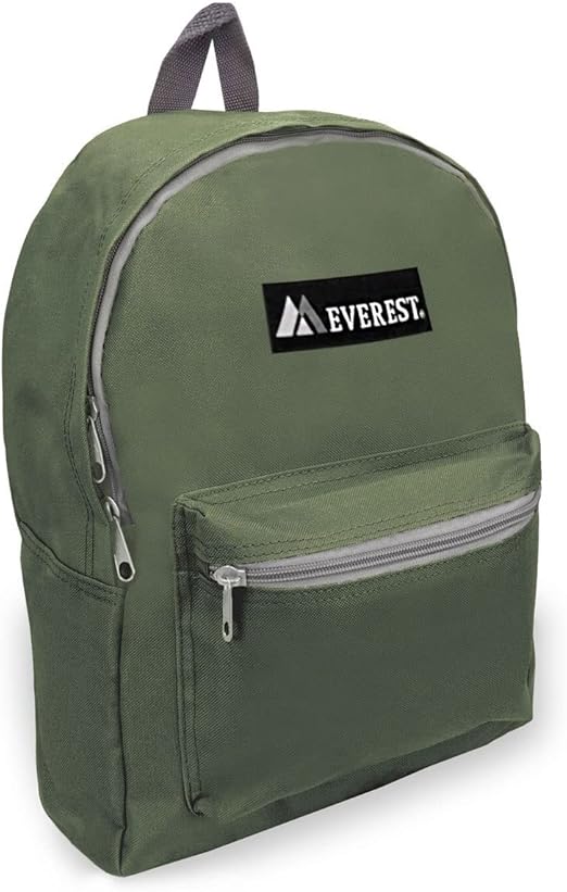 Amazon.com | Everest Basic Backpack, Olive, One Size | Kids' Backpacks