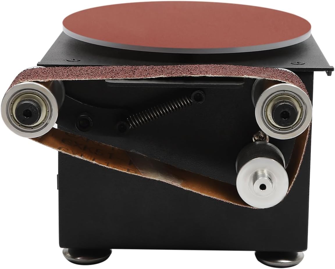 Mini Belt Disc Sander, 6-Inch Sanding Disc and 1.2 x 15-Inch Sanding ...