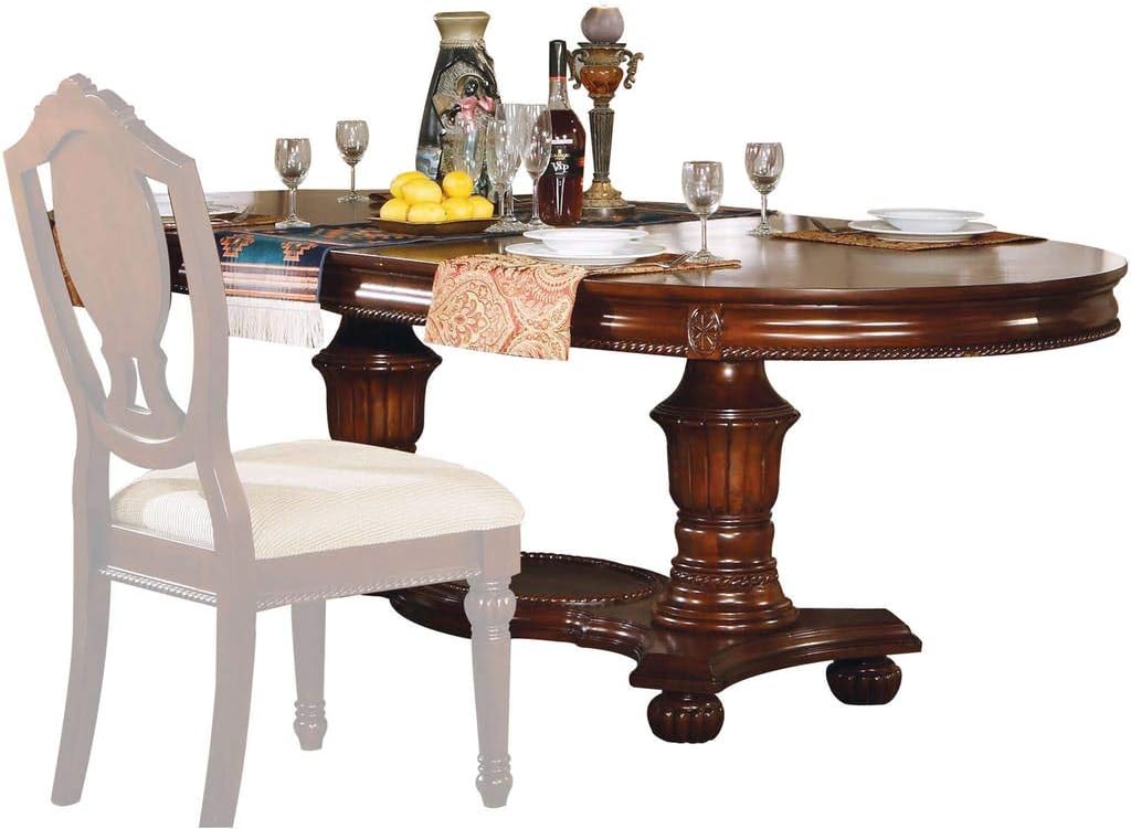 Amazon.com - ACME Classique Cherry Dining Table - Tables