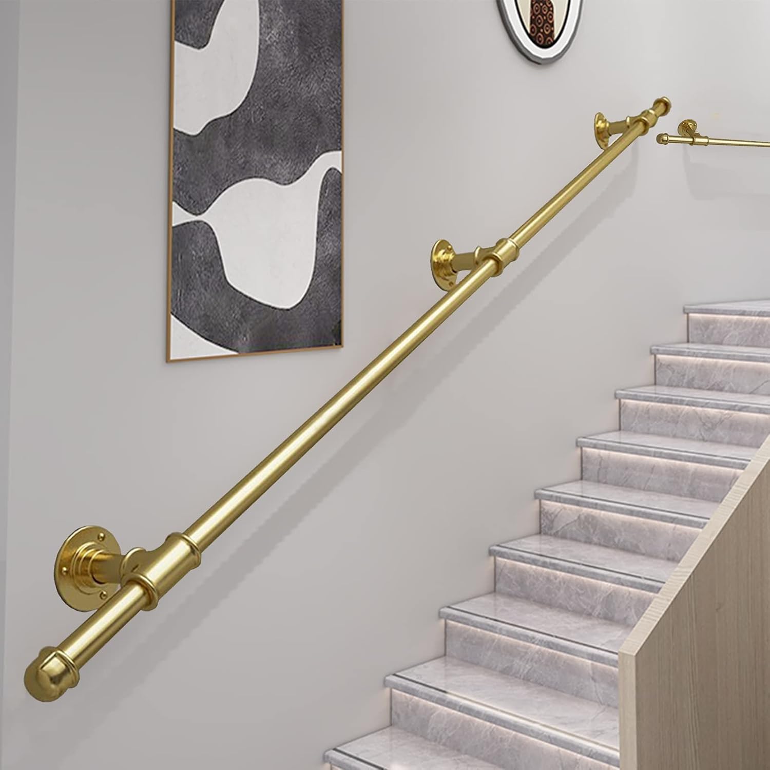 Modern Handrail for Stairs,1m 1.5m 2m 2.5m 3m Safety Support Bar Wall ...