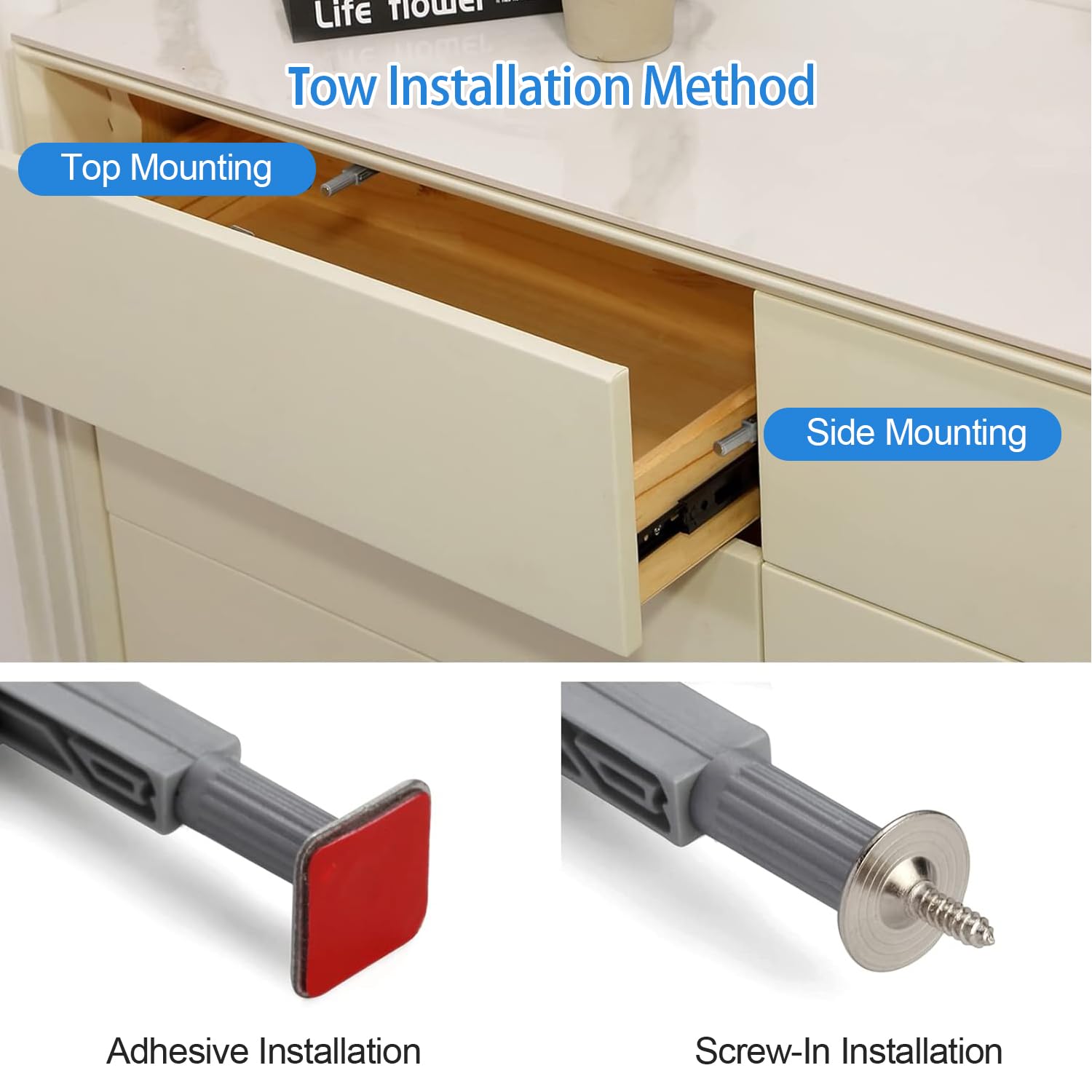 Snapklik.com : Push To Open Door Latch, 20 Pack Gold Magnetic Push ...