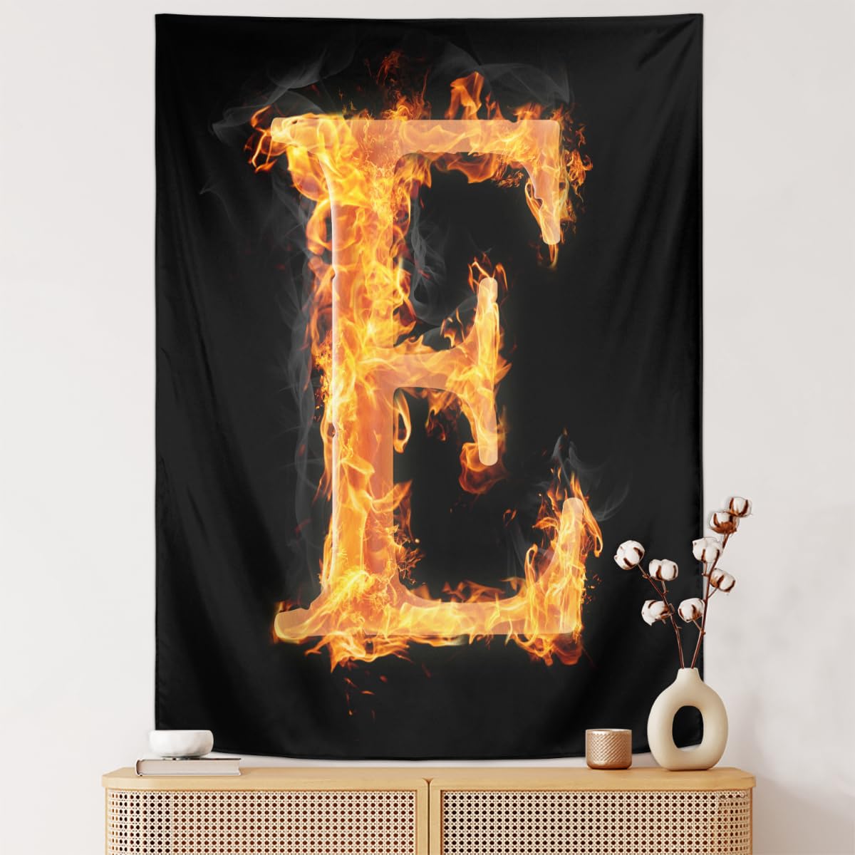 Letter E Fire