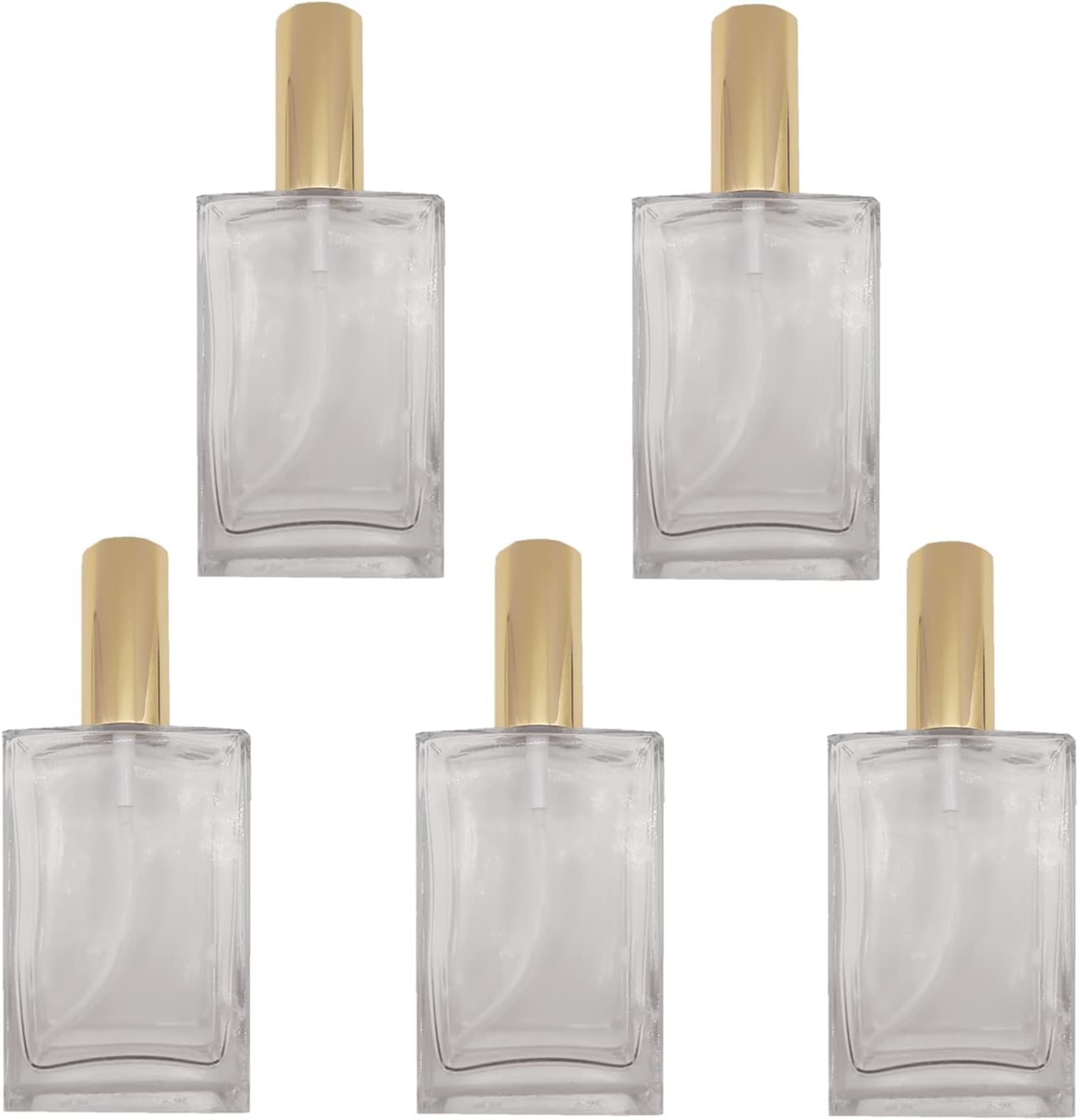 Amazon.com: PimyRcyi 8PCS Square Glass Spray bottle,Small Refillable ...